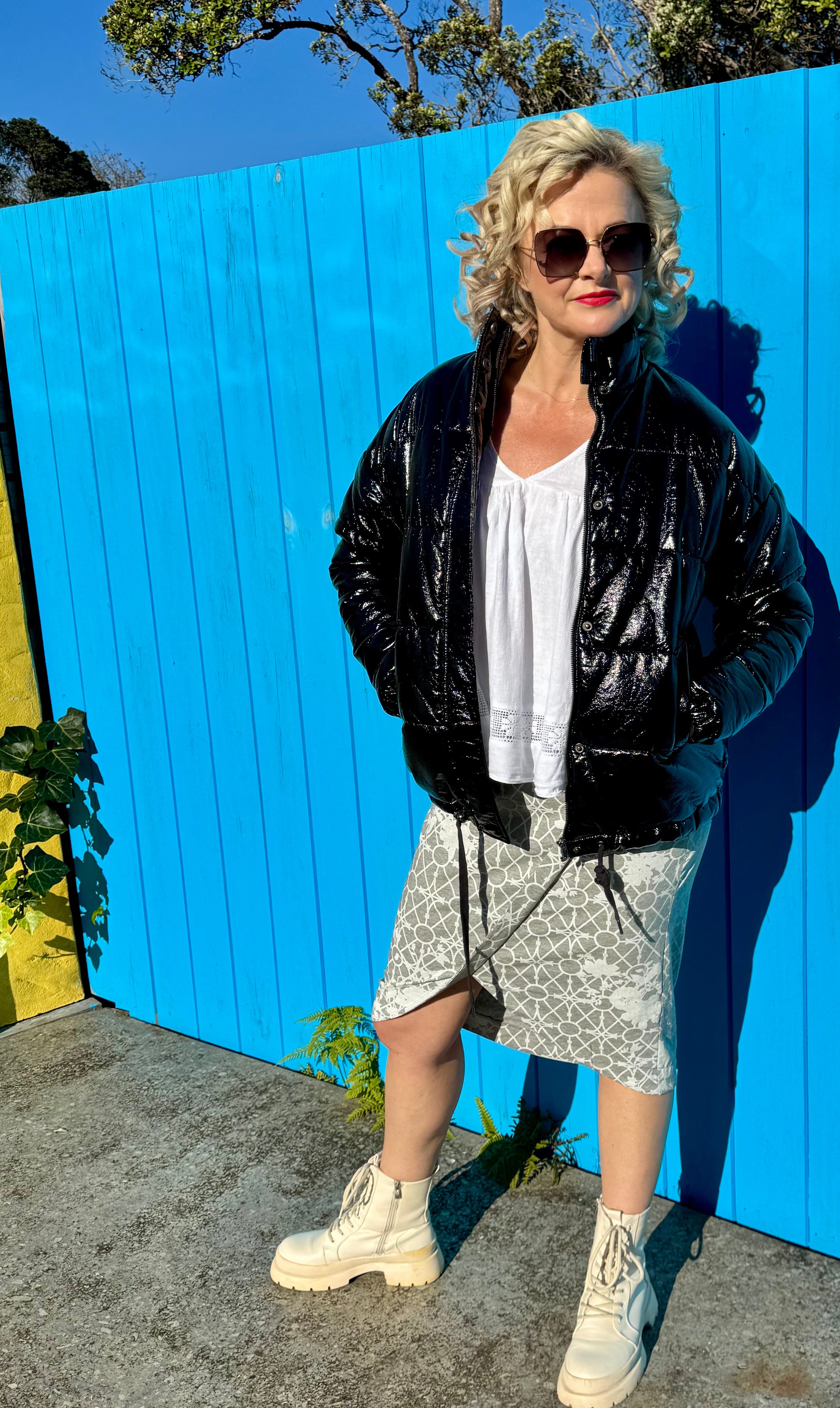 SEED Black Puffer Jacket – LuxeLoop